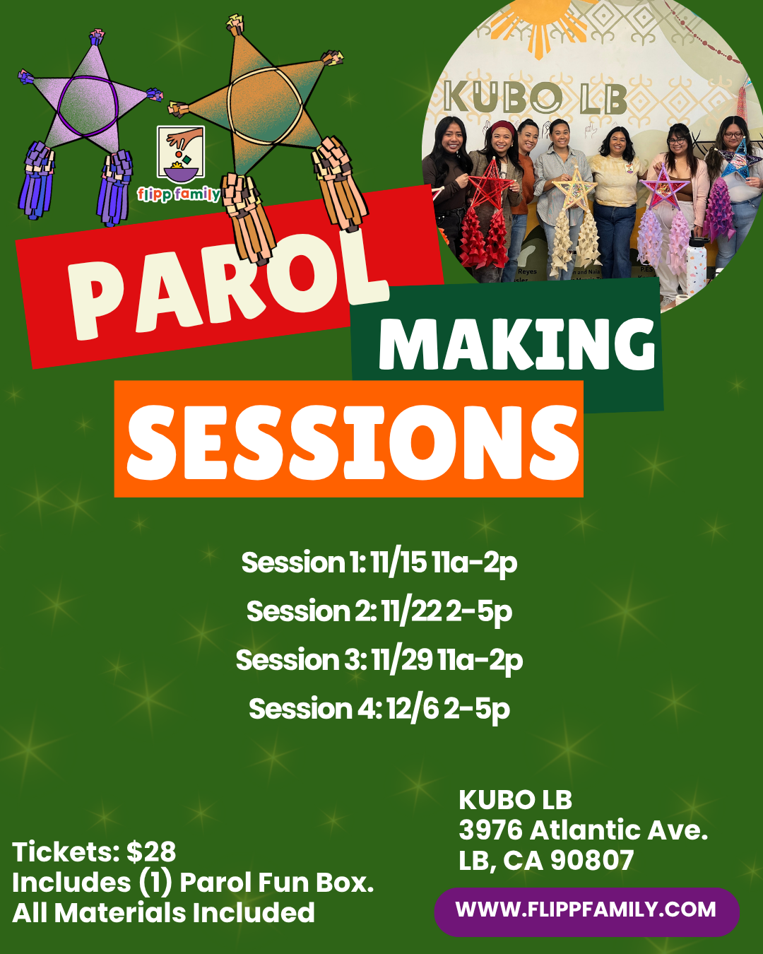 Parol Lantern Making Sessions – Flipp Family